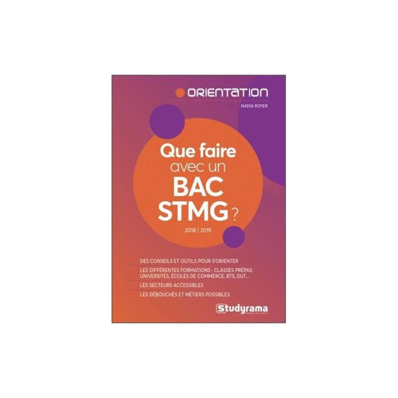 Que faire avec un Bac STMG
